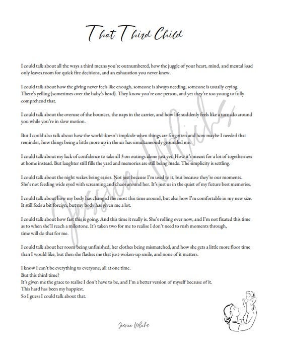 What I Can Tell You About a Third Poem - Etsy