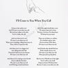 I'm Your Safe Place Poem - Etsy