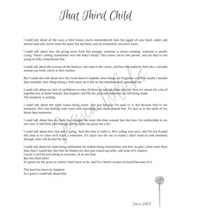 What I Can Tell You About a Third Poem - Etsy