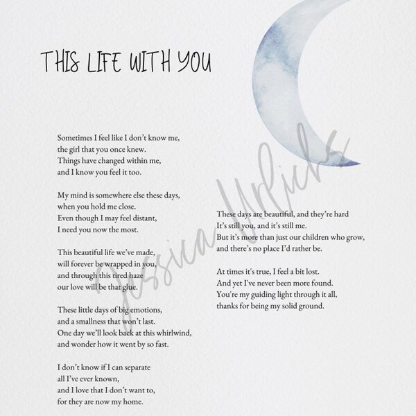 Life Poem - Etsy Life Poem - Etsy