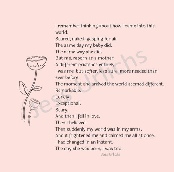 Rebirth Poem she Version | Etsy