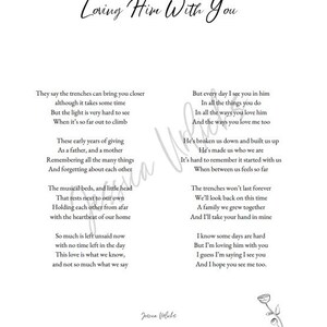Loving Them With You Poem for Your Partner (different Versions ...