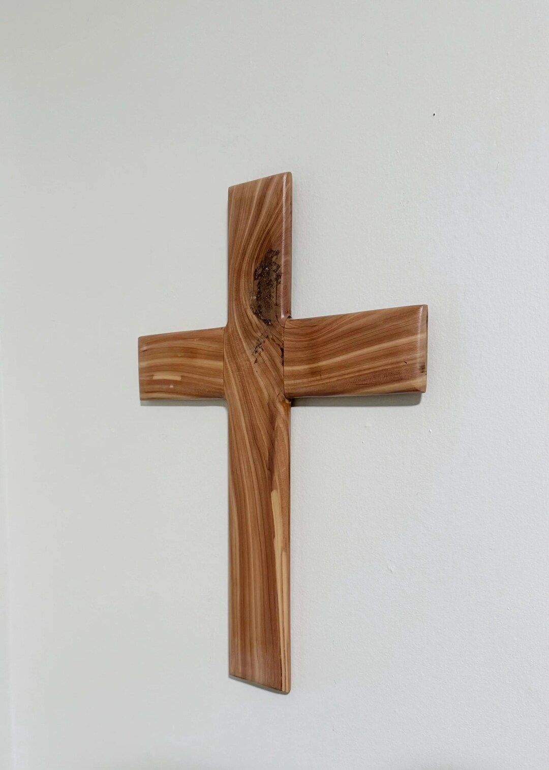 Handcrafted Cedar Wood Cross Wall Hanging for Home Décor Wooden Cross ...