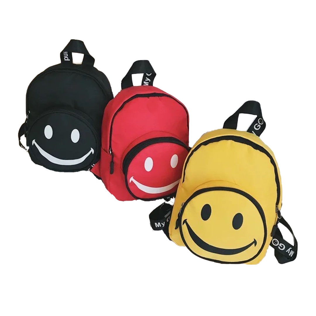 Toddler Smiley Face Backpacks - Etsy
