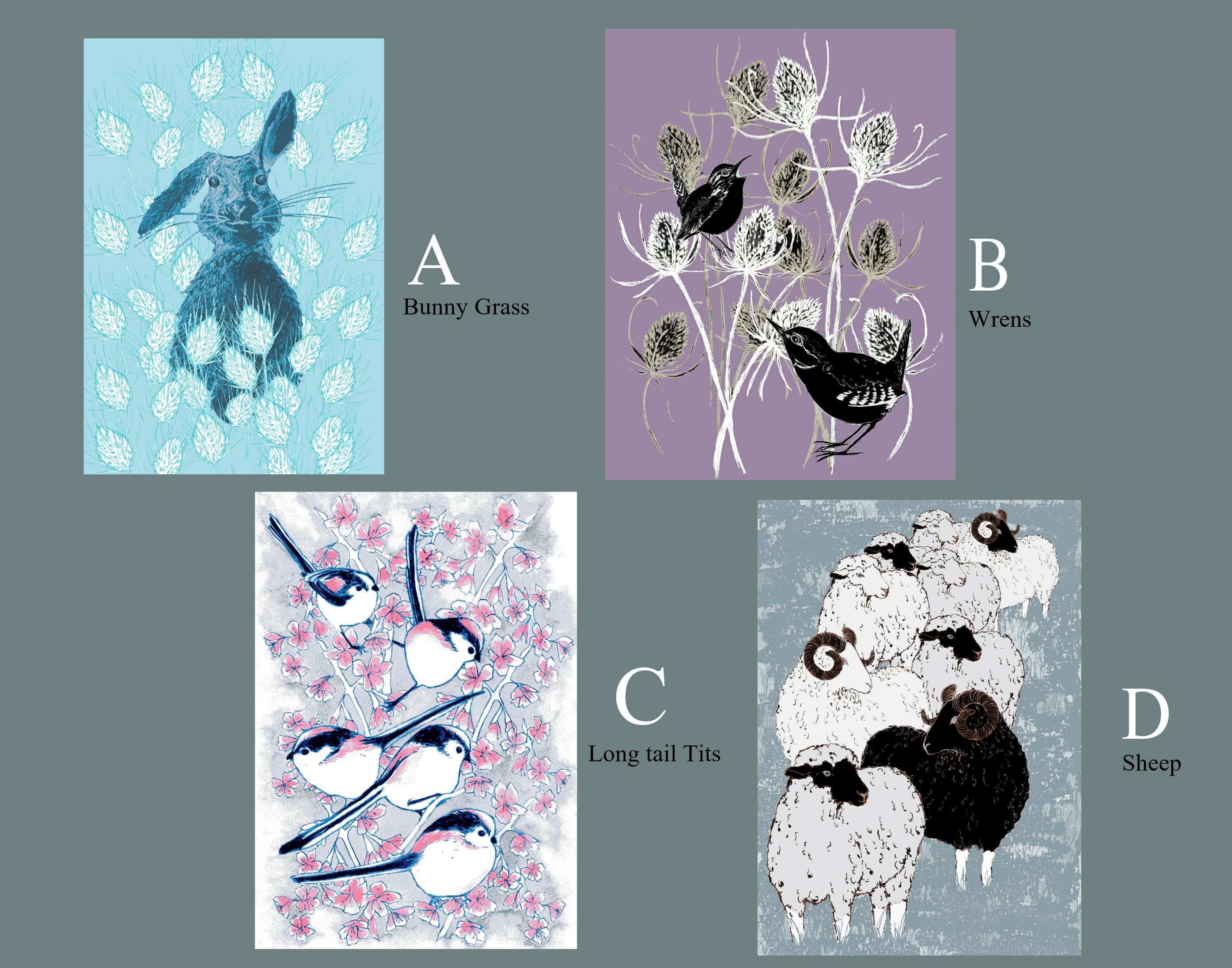 Greetings Cards 8 Multipack Mix & Match From 26 Designs. Hand - Etsy UK