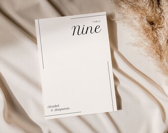 Medieval Wedding Table Number Cards - Etsy