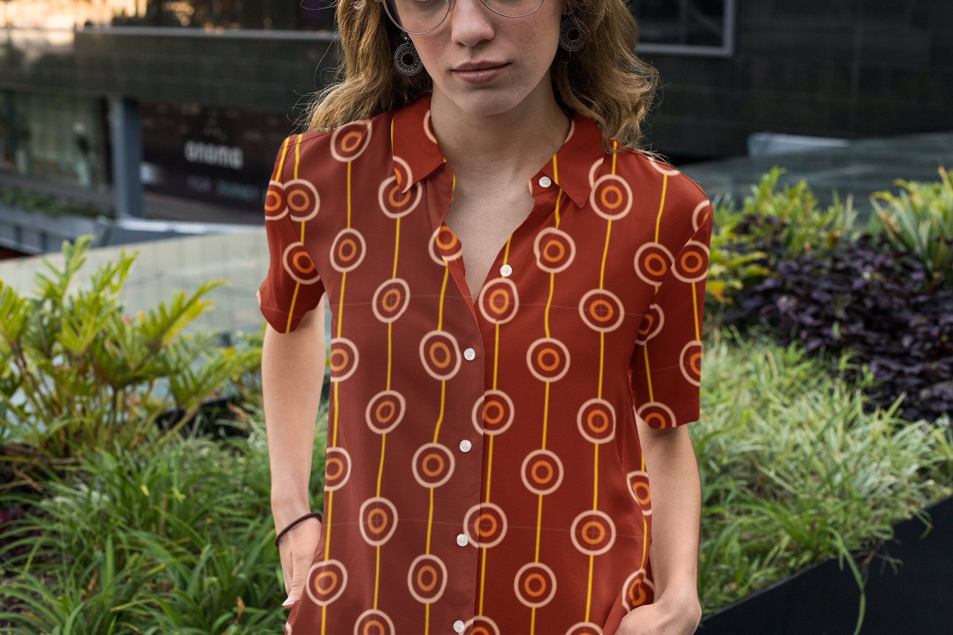 Pattern Button Up Shirt sold by Bruno Lima | SKU 41802853 | Printerval