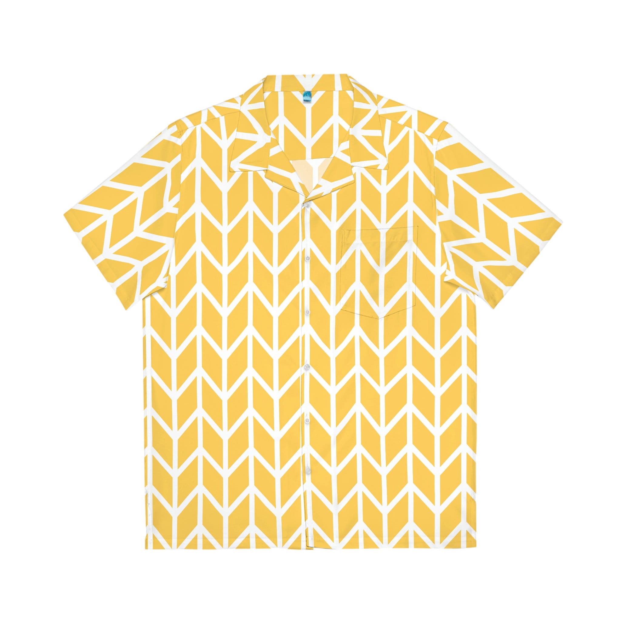 Retro Chevron Pattern Button Up Shirt sold by FemmIn oakland | SKU ...