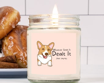 Corgi Fart Candle - Etsy