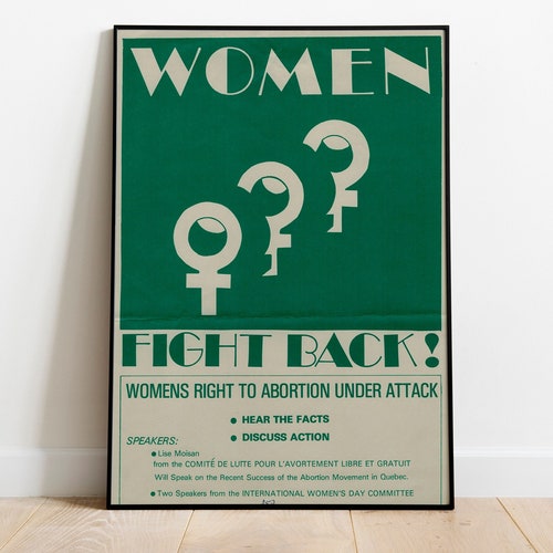 Feminist Vintage Poster Feminist Print Womens Day Etsy