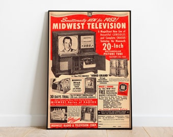 Television Print Ad - Etsy