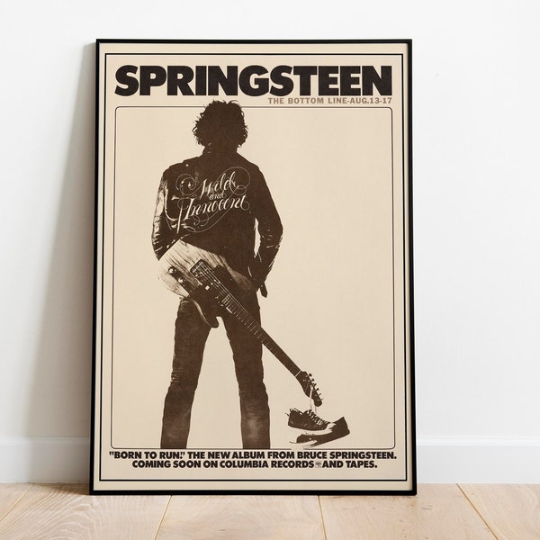 Bruce Springsteen - Etsy UK