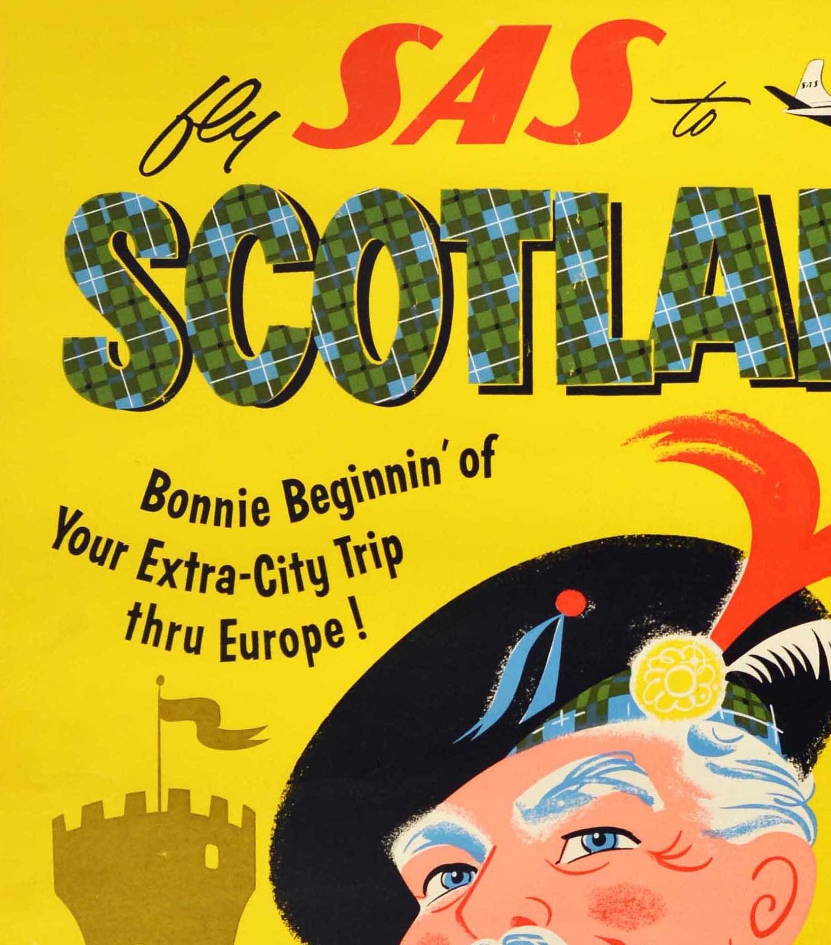 Vintage Scottish Poster/ Scotland Poster/ Retro Scottish - Etsy Australia