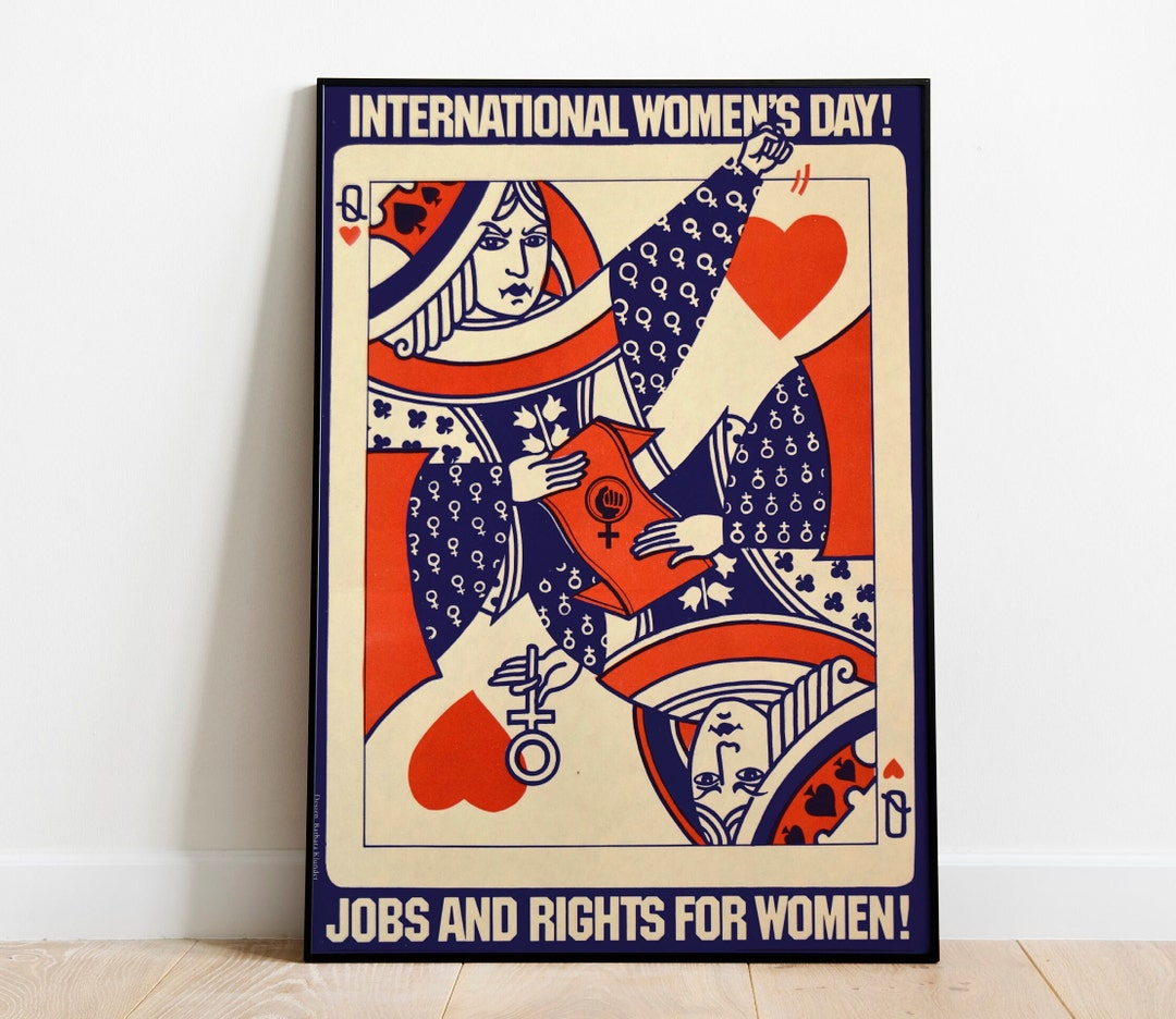Feminist Vintage Poster, Feminist Print, Woman's Day Poster. Feminism ...