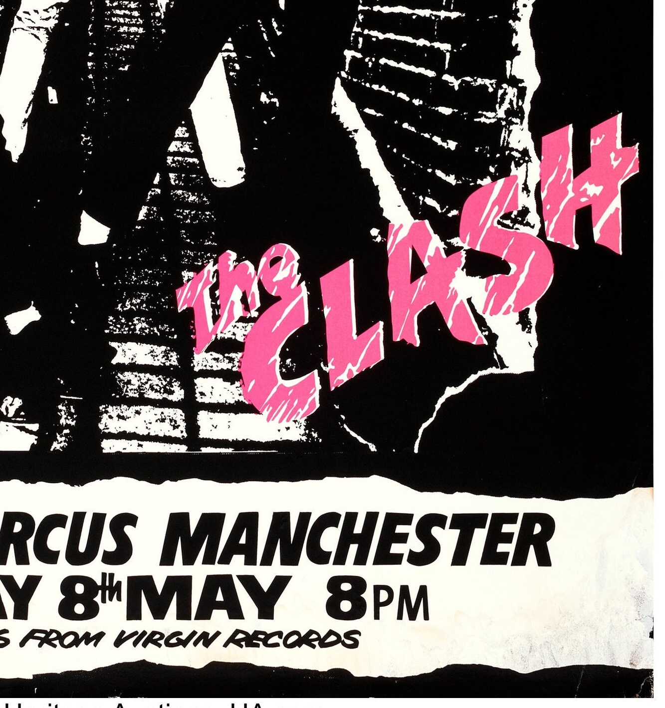 The Clash vintage poster, The Clash concert poster. sold by ...