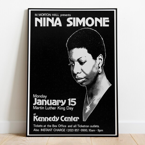 Nina Simone Poster - Etsy