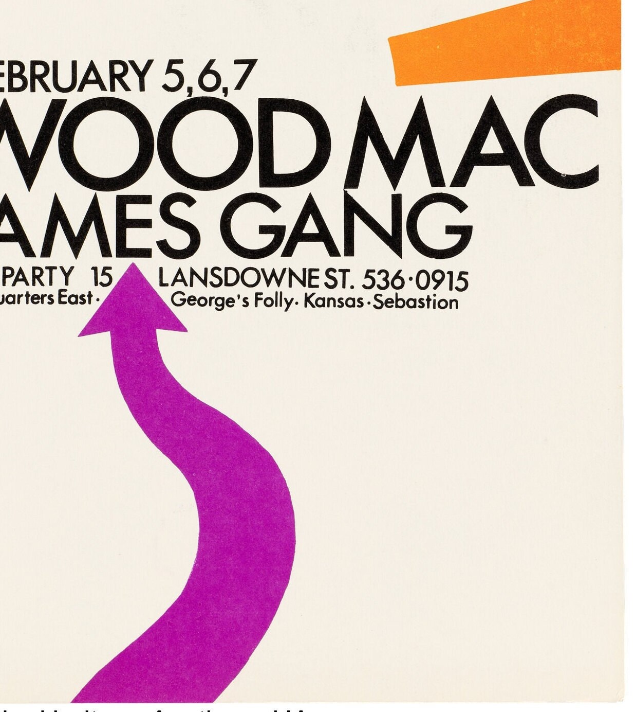 Fleetwood Mac Vintage Poster Boston Concert Poster. Fleetwood - Etsy