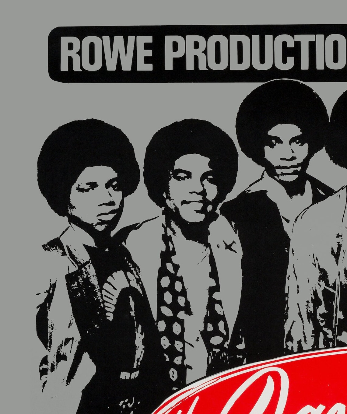 The Jackson Five Concert Vintage Poster, Michael Jackson Print, Pop ...