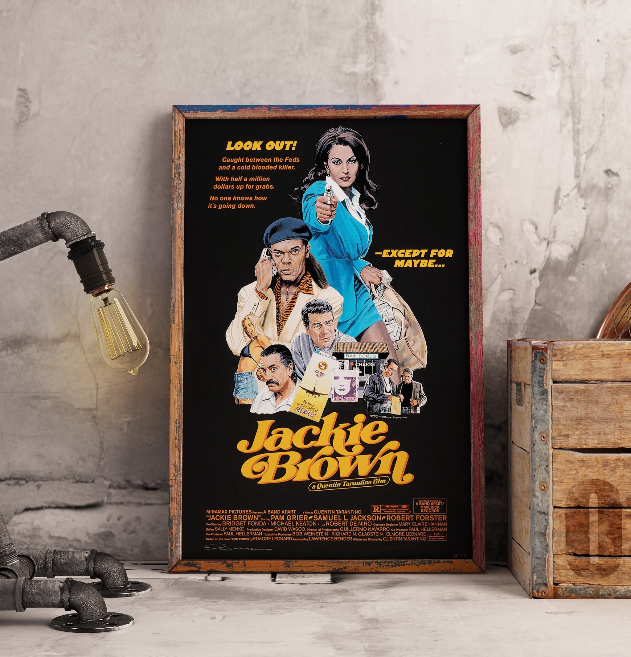 Jackie Brown Fan Poster