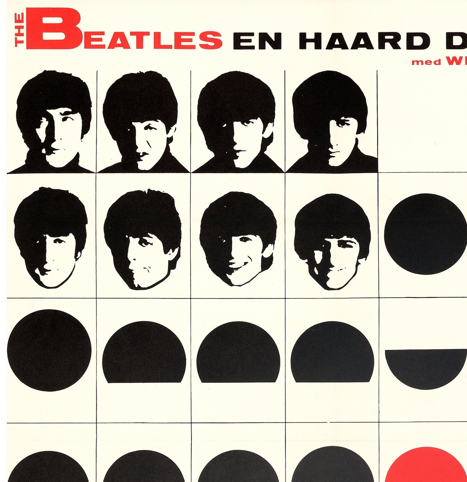 The Beatles Vintage Poster the Beatles Rare Print the - Etsy