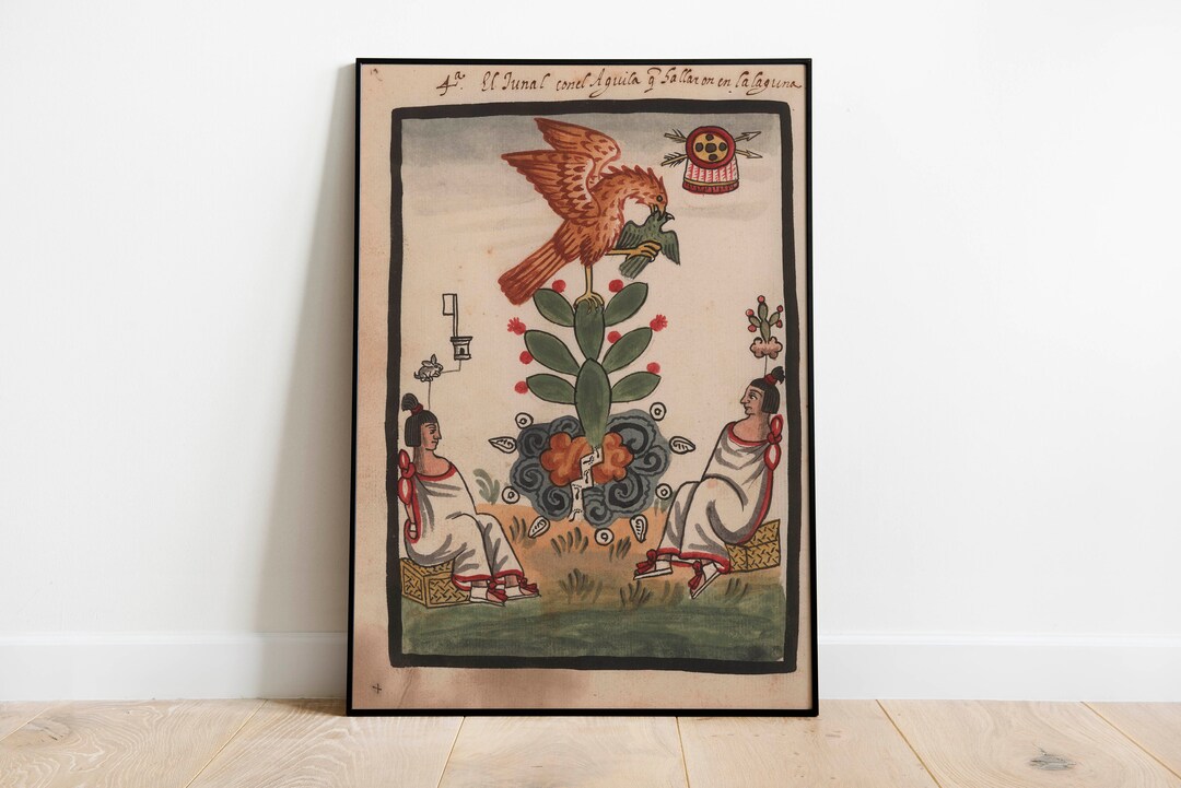 Mexico Mexican Codex / Aztec Azteca/ Mesoamerican / Poster - Etsy