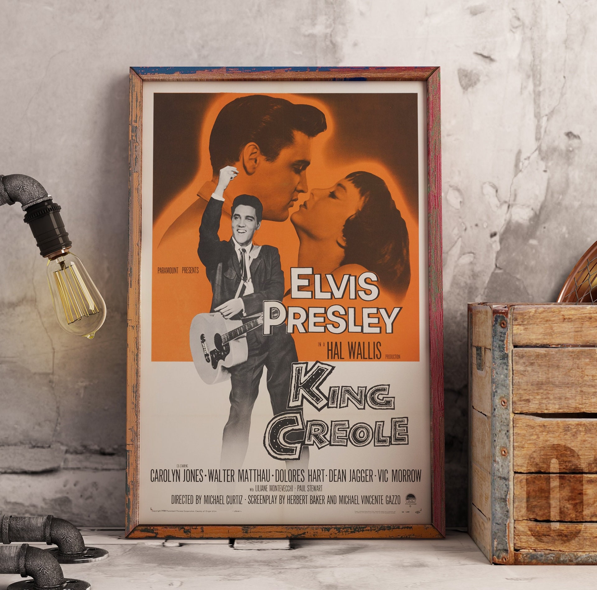 Vintage Elvis Presley Elvis Presley Musique Rock Poster