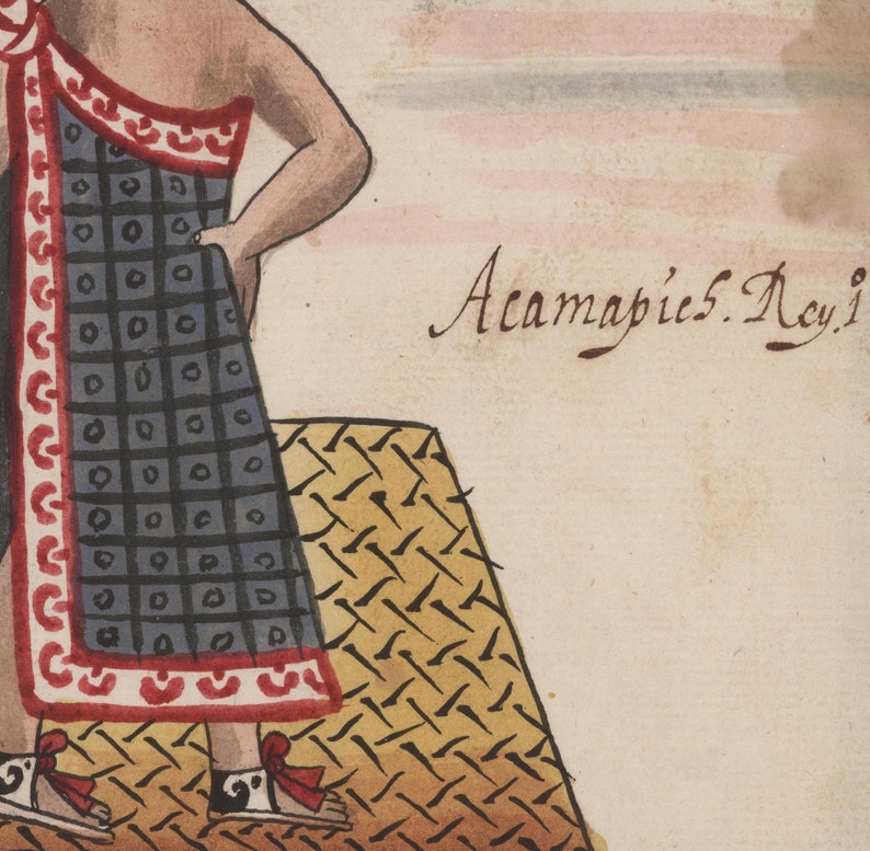 Mexico, Mexican Codex / Aztec Azteca/ Mesoamerican / Poster Photo Print ...