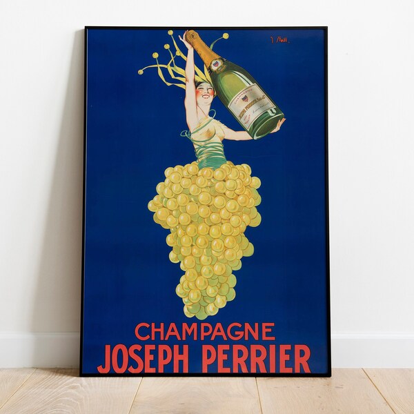 Champagne Poster - Etsy