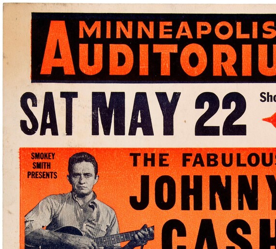 Johnny Cash Concert Poster