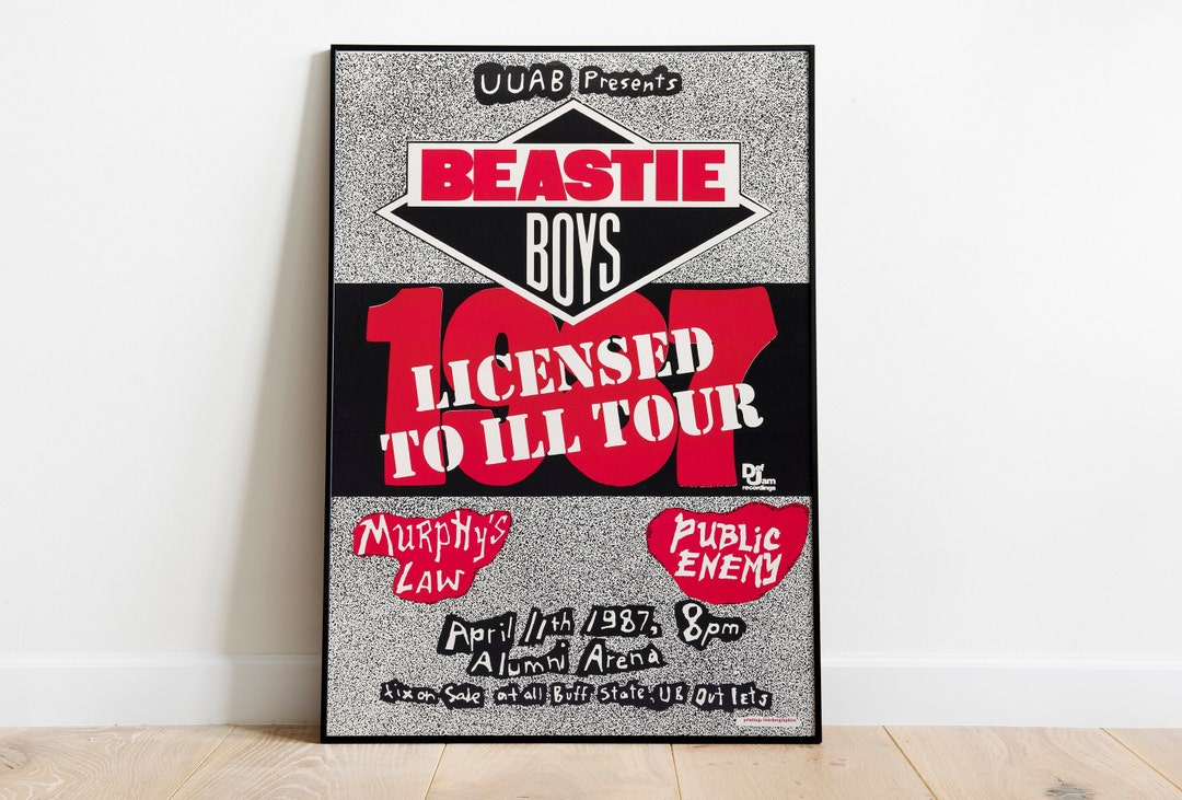 The Beastie Boys Poster, Hip Hop Poster, Beastie Boys Concert Poster ...