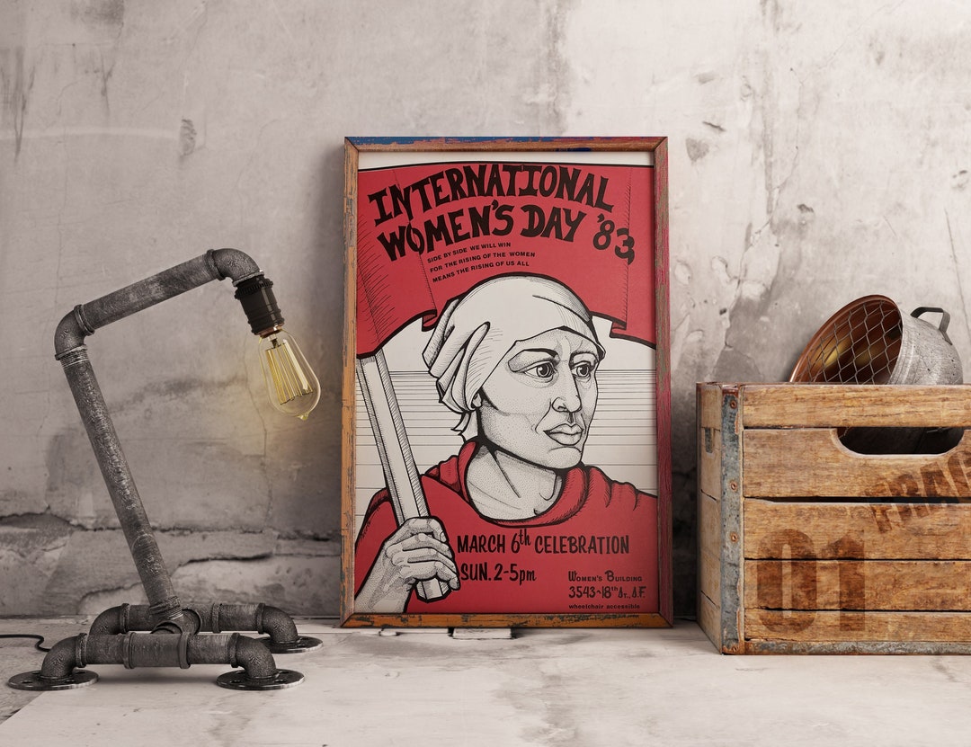Feminist Vintage Poster Feminist Print Women's Day - Etsy
