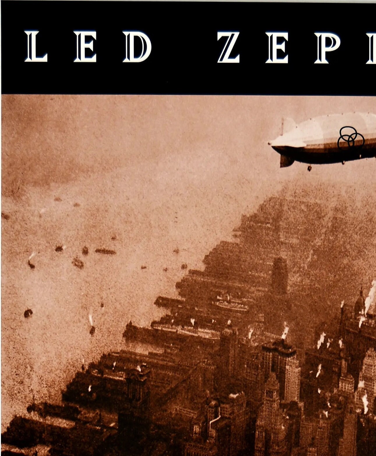 Led Zeppelin Vintage Poster, Led Zeppelin Rare Print, Led Zeppelin ...