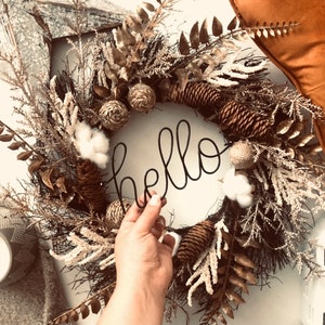 Wreath Words - Etsy