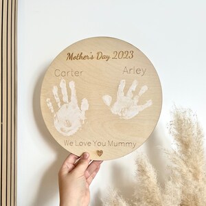 Handprint Plaque - Etsy