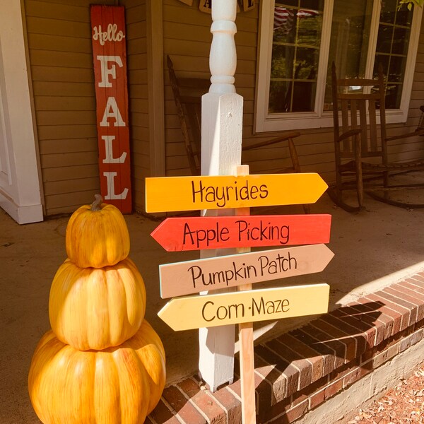 Halloween Directional Signs - Etsy