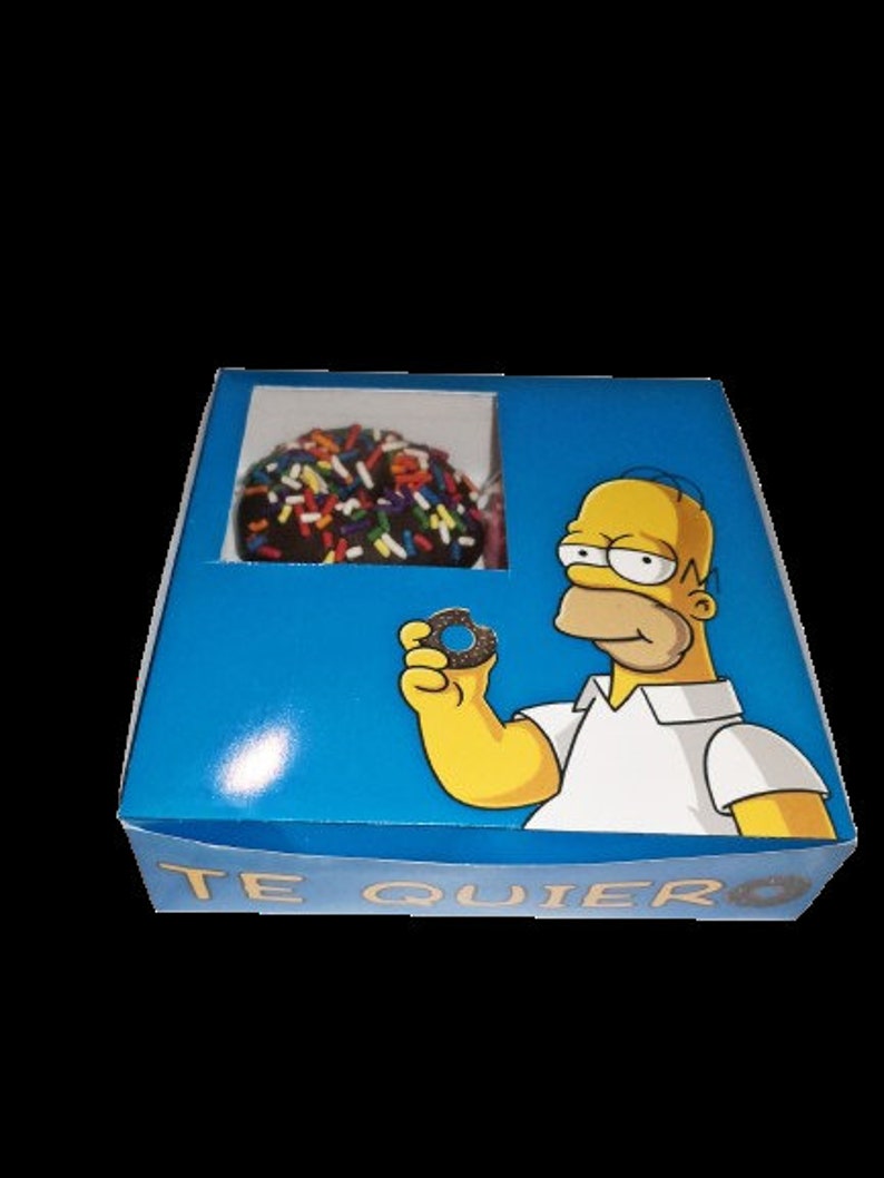 Mini Donut Box Template Donut Box - Etsy