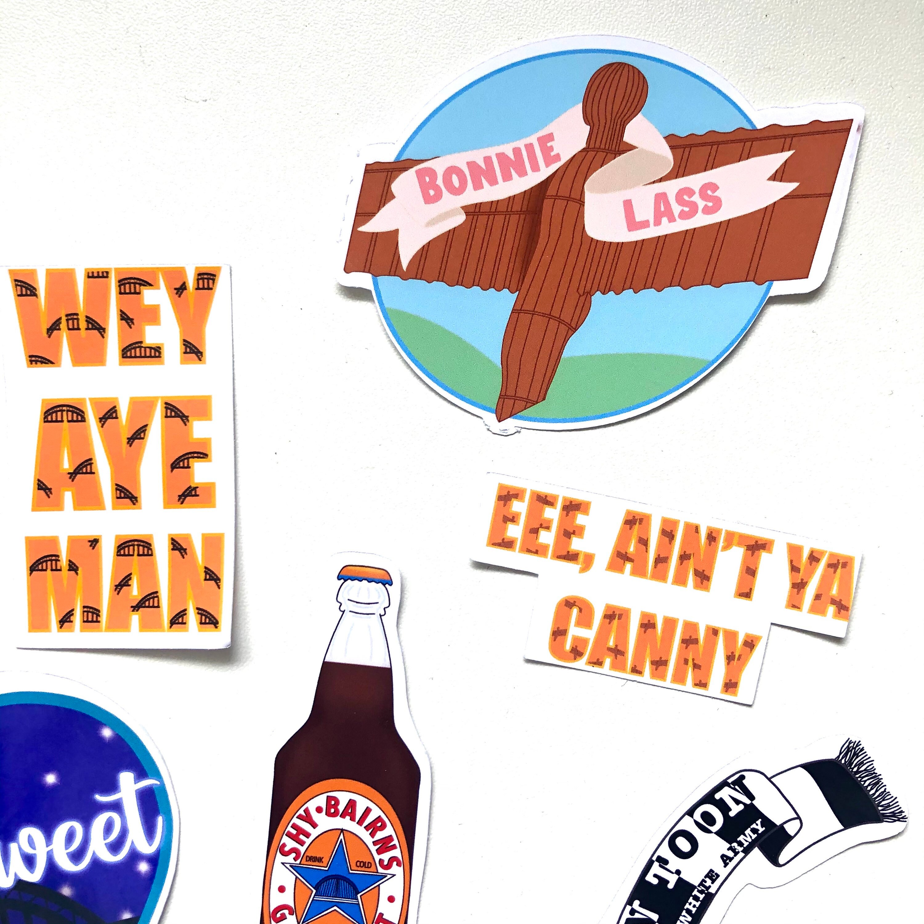 Geordie North East Sticker Pack | Etsy