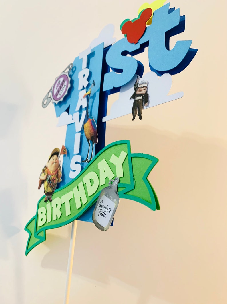 Pixar up Cake Topper/ Pixar up Birthday/ Pixar up Cake/ | Etsy