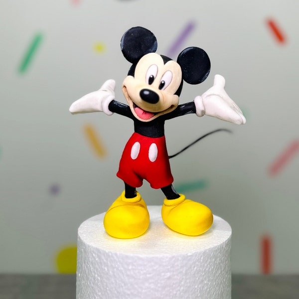 Mickey Mouse Cake Topper Svg - Etsy