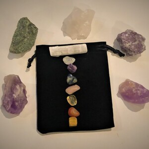 Mini Chakra Bag, Small Chakra Set, Beginners Chakra Set, Crystal Gift ...