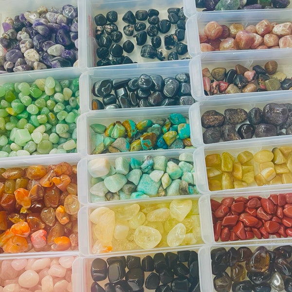 Tumbled Gemstones - Etsy