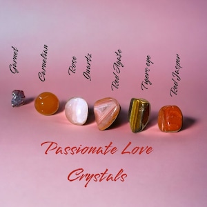 Passion & Love Crystal Set, Crystals for Couples, Crystals for Romance ...