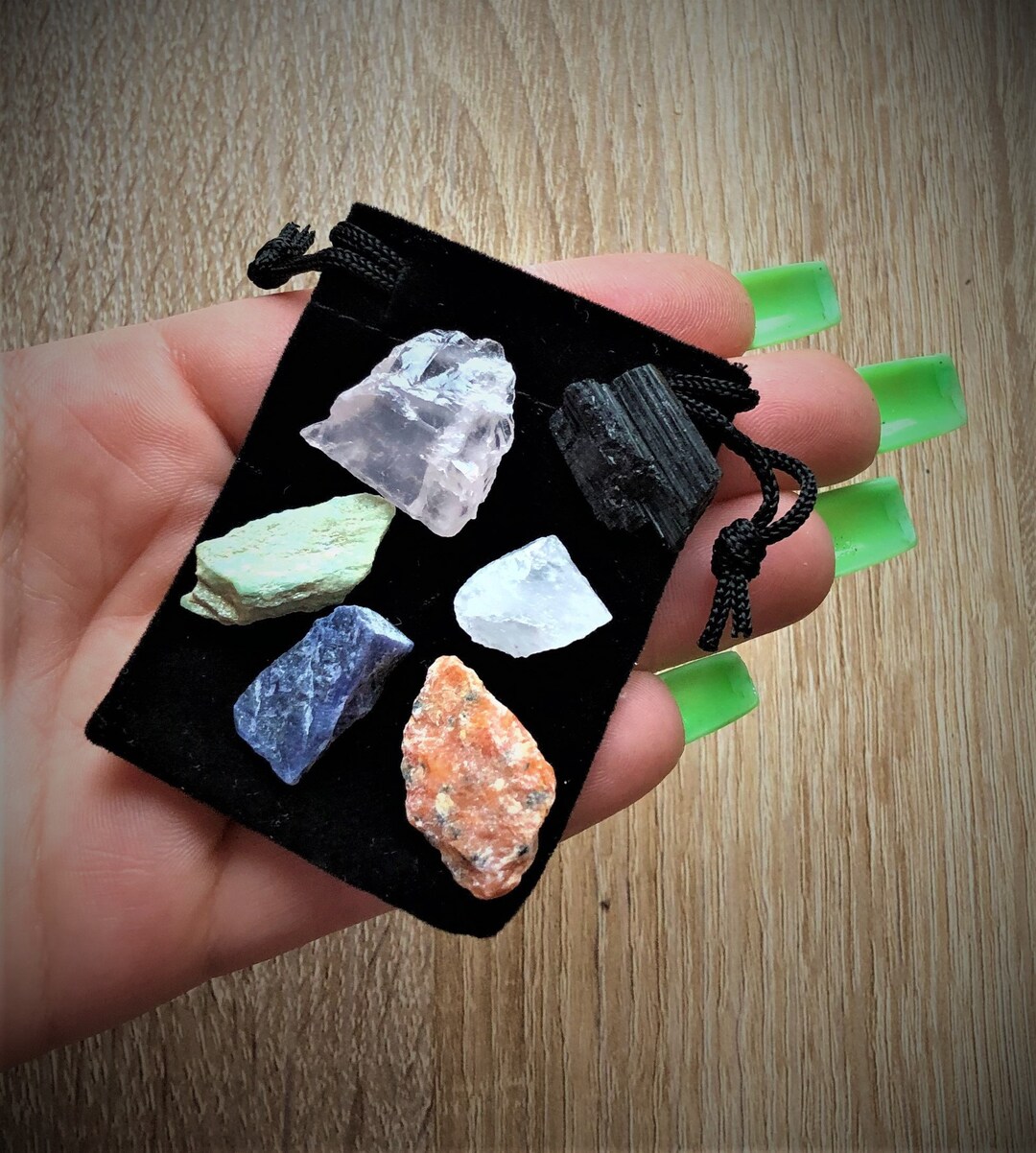 TINY Raw Crystal Set, Powerful Crystal Set, Genuine Crystals - Etsy