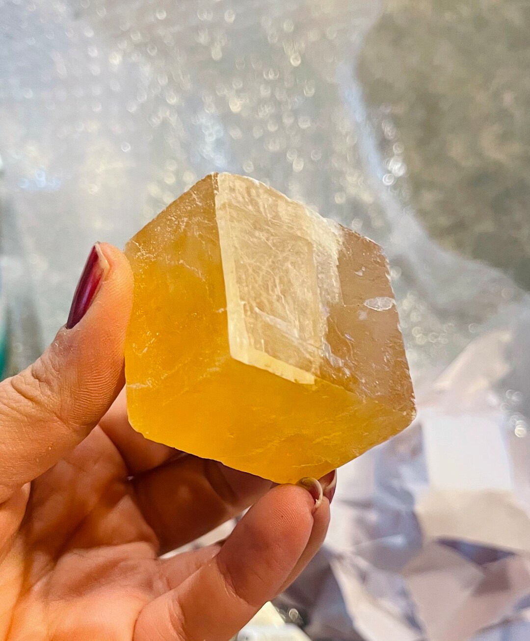 Honey Calcite Cubes, Big Gemstone Carvings, Healing Crystals , Healing ...