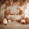 Autumn Reading Nook Virtual Background | Cozy Bookshelf & Window Fall ...