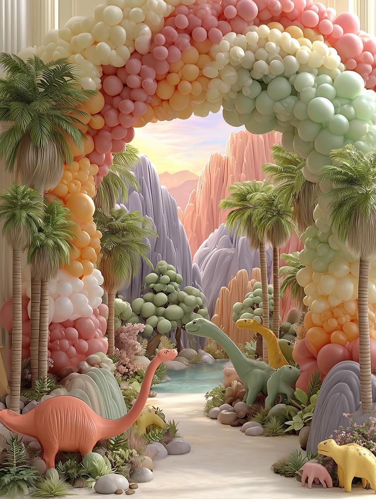 Prehistoric Dino Digital Background - Etsy
