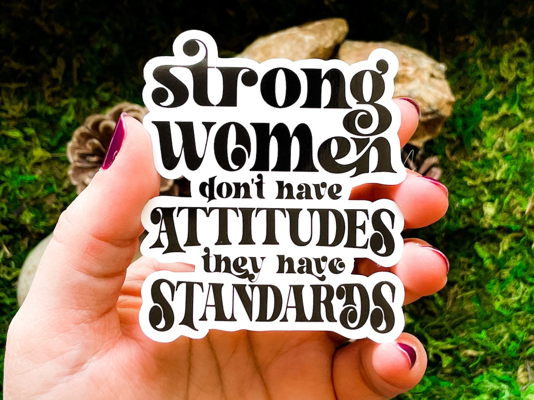 Strong Women Sticker, Empowered Women Tumbler Stickers, Car Decal for ...
