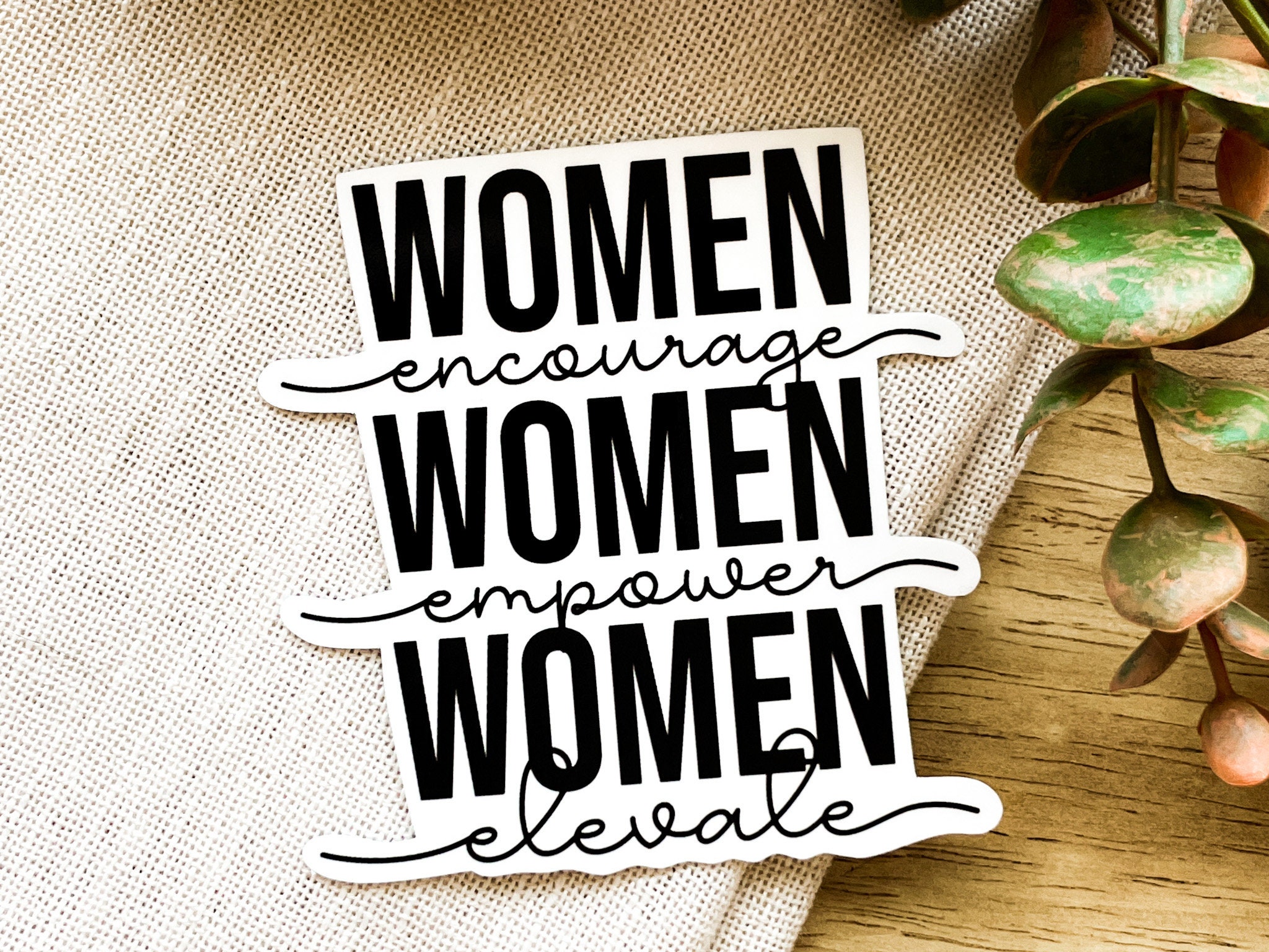 Women Elevate Sticker Empower Women Tumbler Stickers Car - Etsy