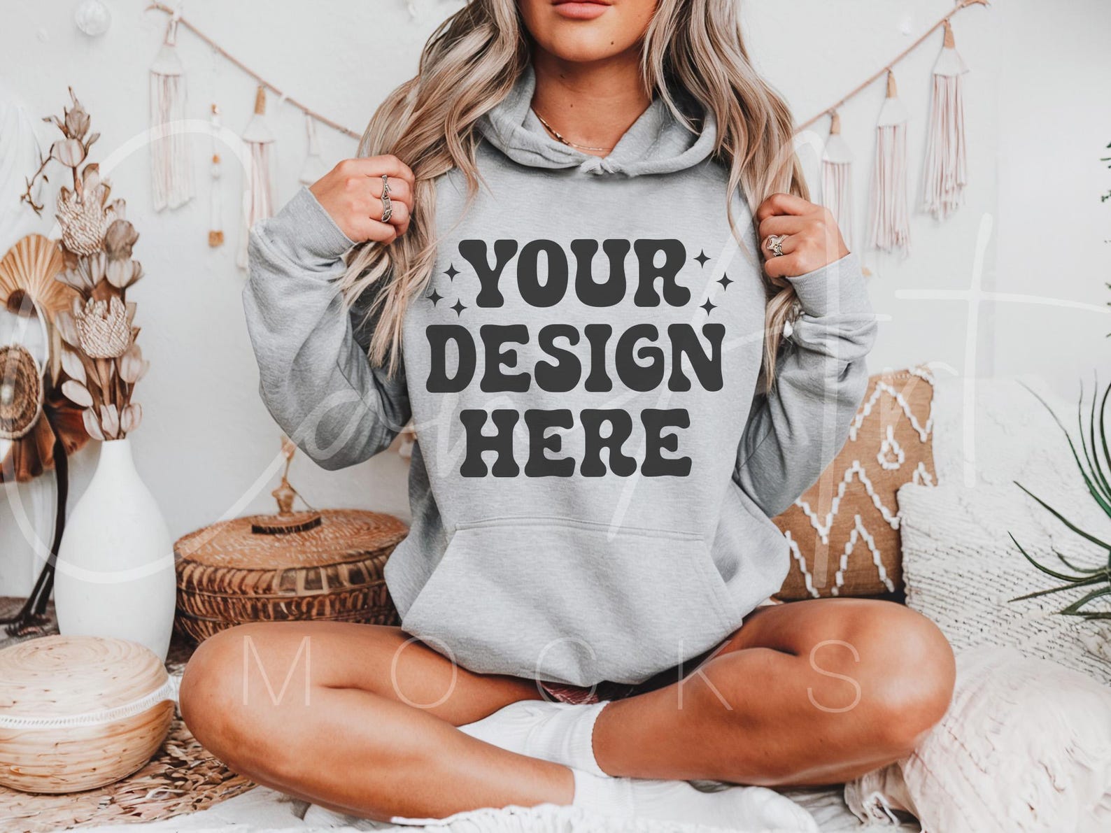Gildan 18500 Mockup Bundle, Hoodie Crewneck Mockup Bundle Print on ...