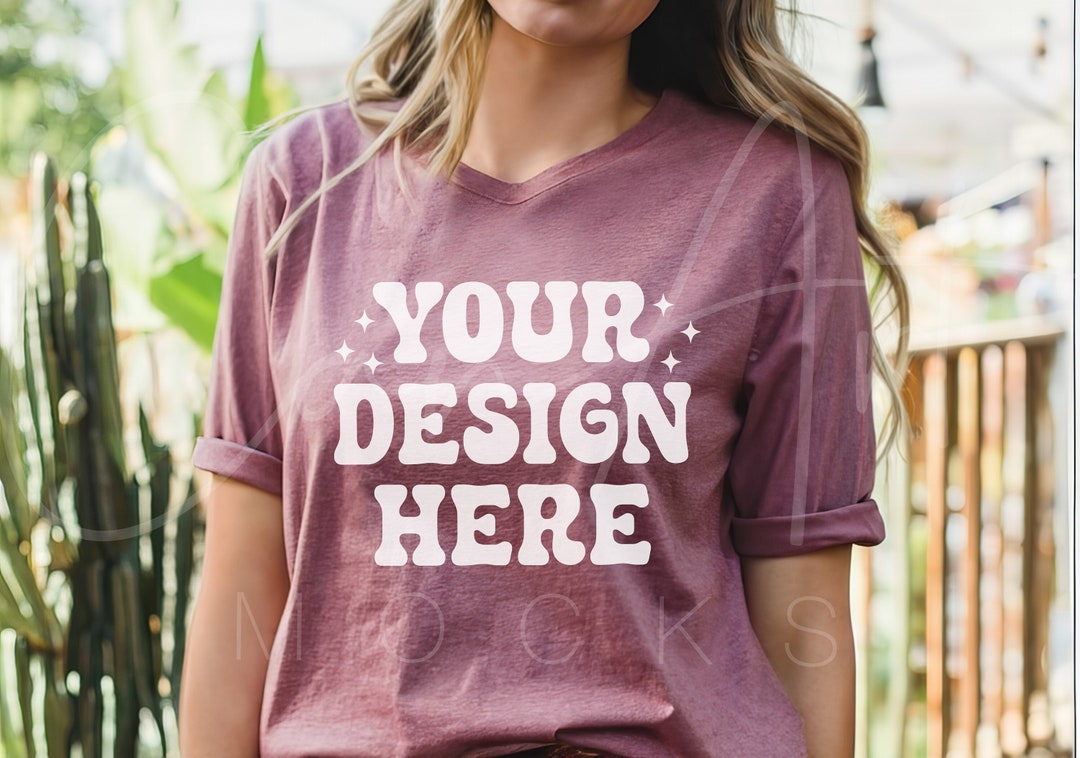Comfort Colors Berry Mockup, C1717 T-shirt Berry Mockup Casual Mockup ...